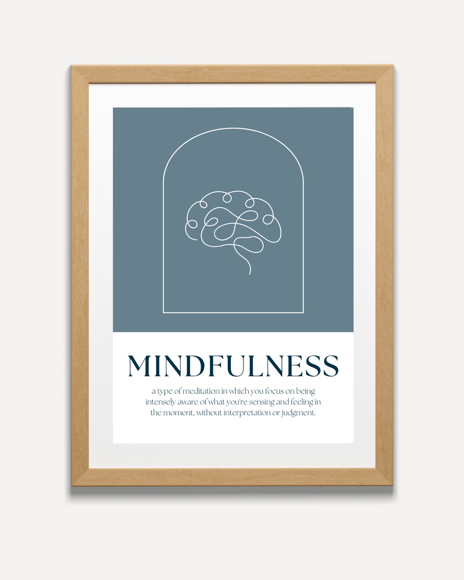 Mindfulness Printable Gallery Wall | 6 Poster Instant Download ...