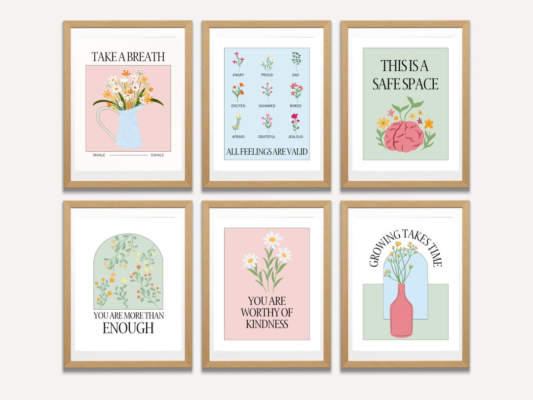 This is a Safe Space Printable Wall Art | You Are Worthy | Healing ...