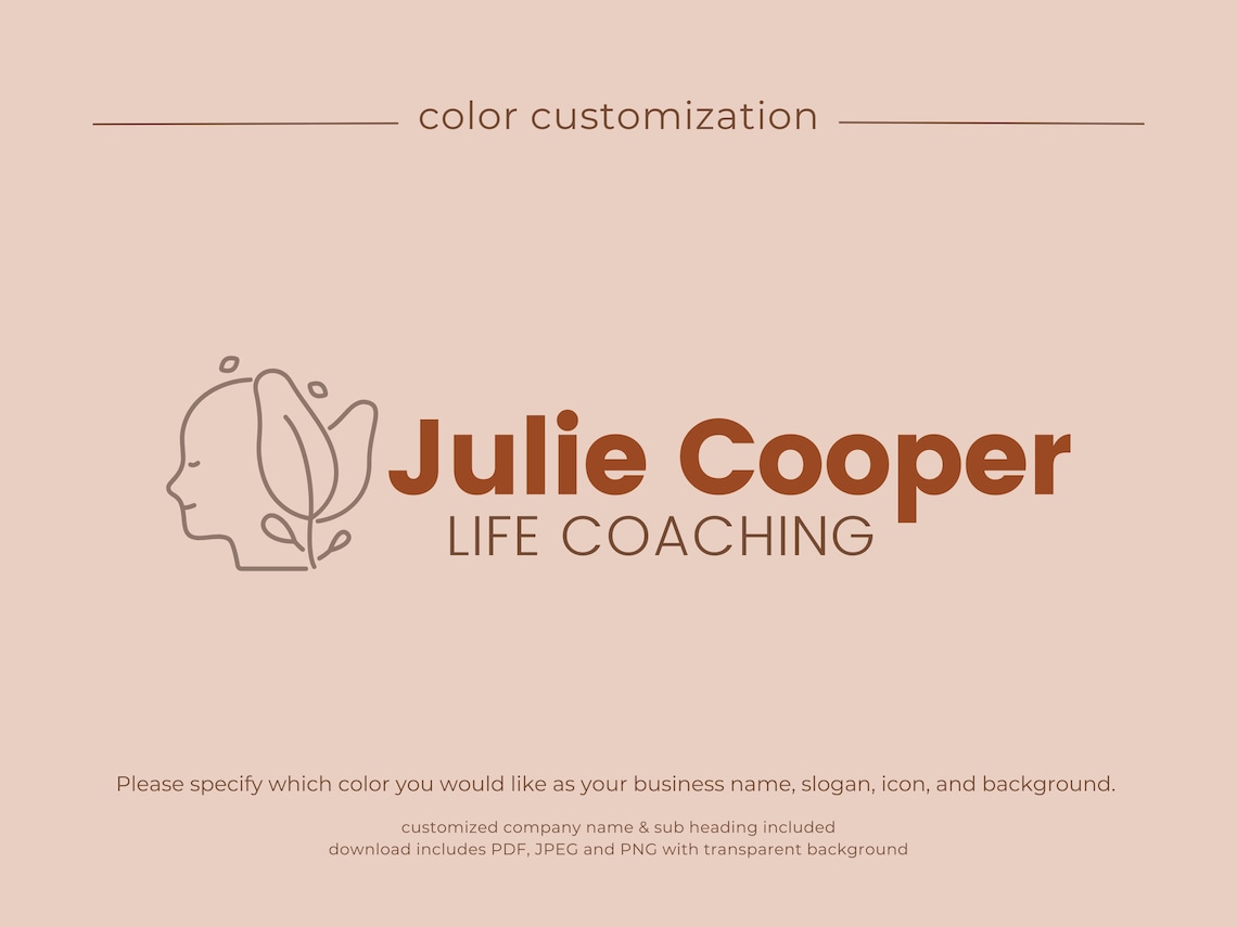 Minimal Psychology Logo for Life Coach or Therapist, 24 Hr ...