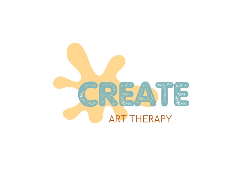 Premade Art Therapy Logo, Paint Splatter Brand, Small Business Logo ...