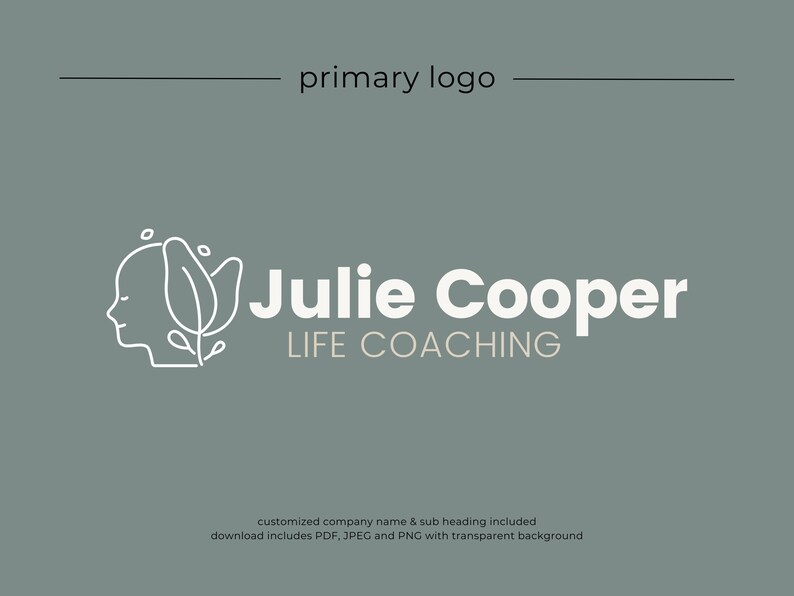 Minimal Psychology Logo for Life Coach or Therapist, 24 Hr ...