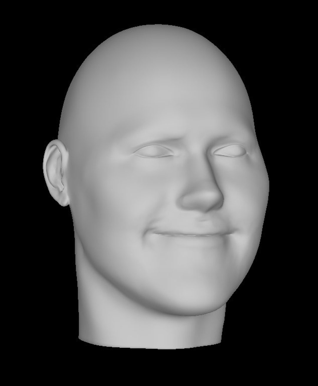 Life Size 24cm Custom Head 3D Printed - Etsy