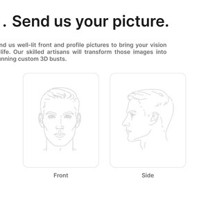 Custom 3D Printed Bride/groom Busts Figurines Statue Wedding - Etsy