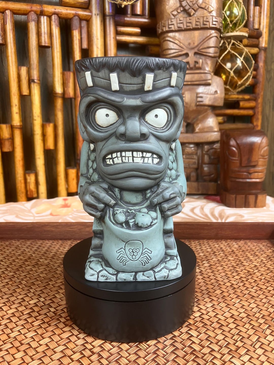 Lil Frankie! Trick or Treater Tiki Mug Tiki Farm Halloween Frankenstein ...