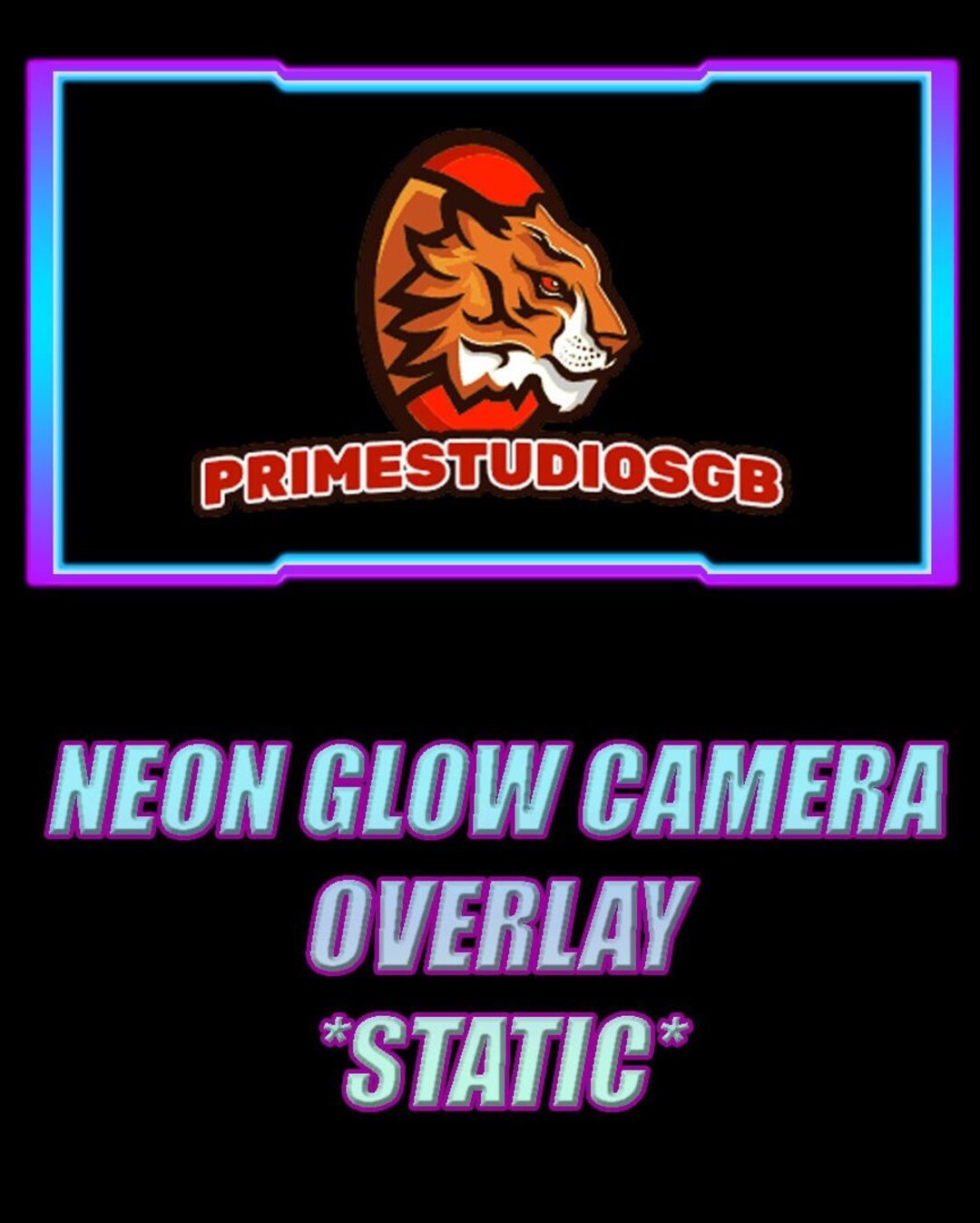 Neon Stream Camera Overlay - Etsy