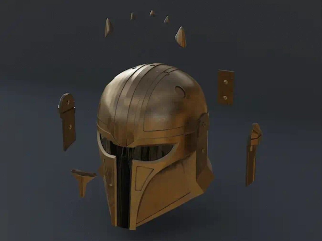 The Armorer Mando Mandalorian Helmet STL Star Wars 3d File - Etsy