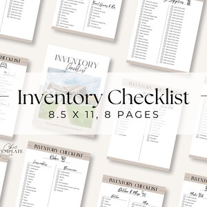 Airbnb Inventory Spreadsheet, Inventory Checklist, Editable Airbnb ...