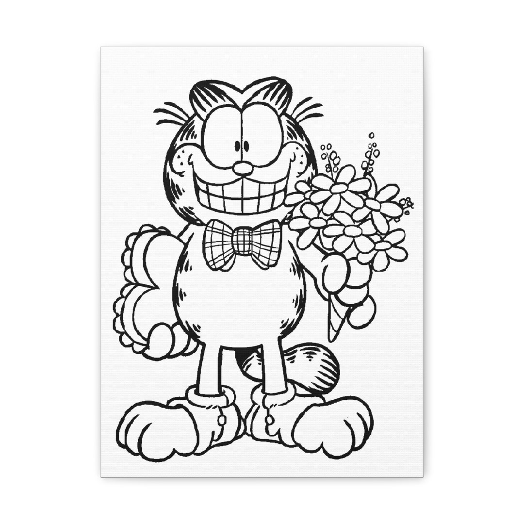 Garfield Canvas Painting for Kids Canvas Gallery Wraps - Etsy