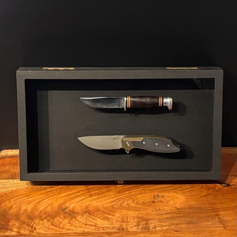 Two Knife Shadow Box - Etsy
