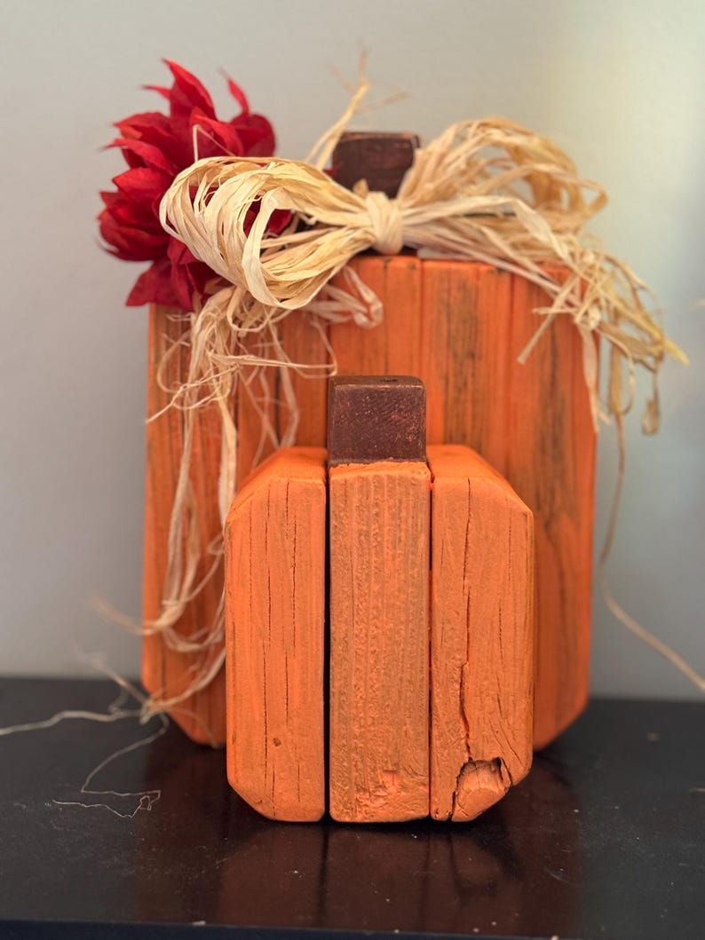 Wood Pumkpkins Fall Decor Block Pumpkins Pumpkin Decor Wood Signs