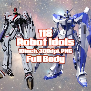 PNG - Robot Idols - Etsy