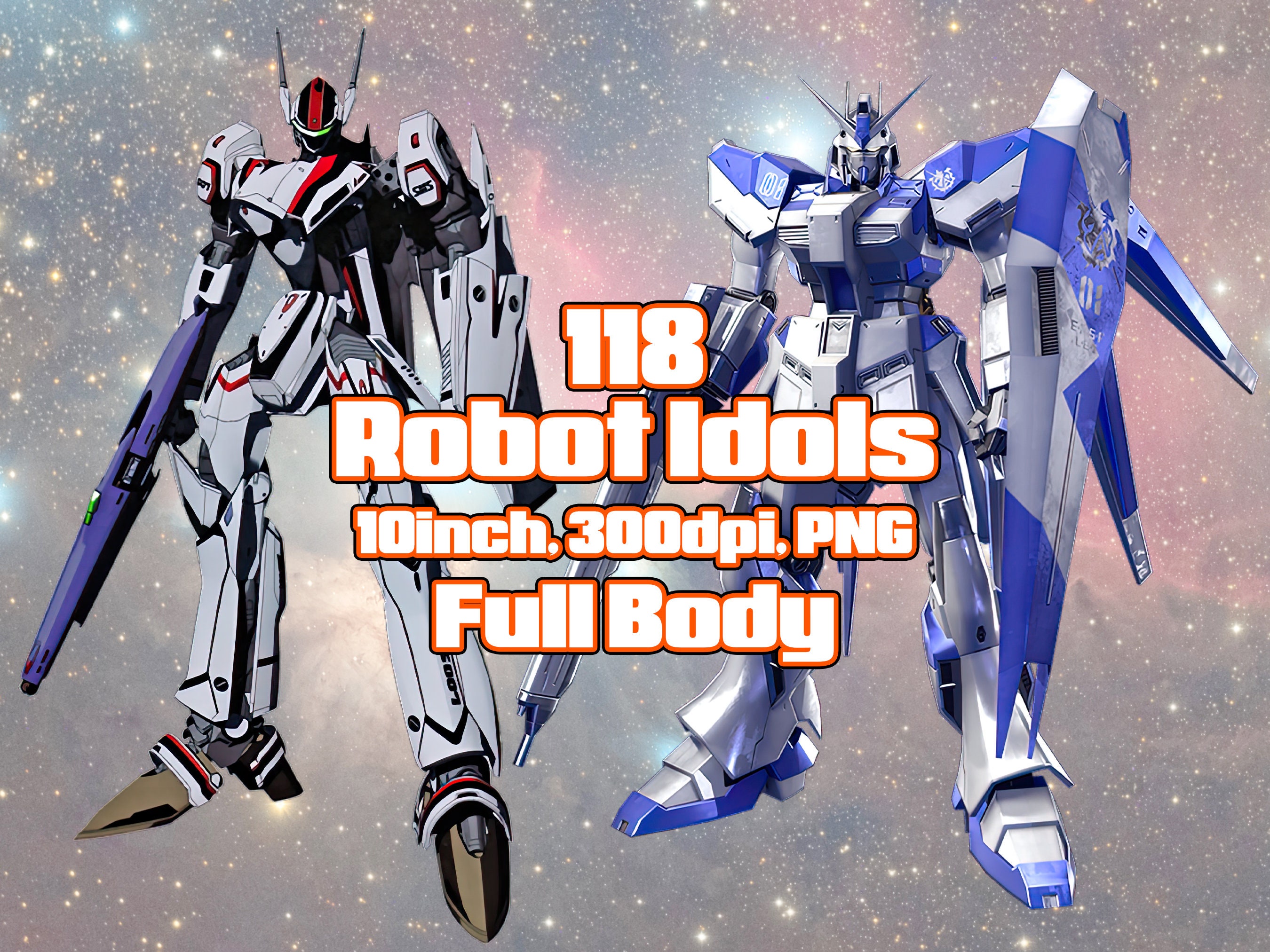 PNG - Robot Idols - Etsy