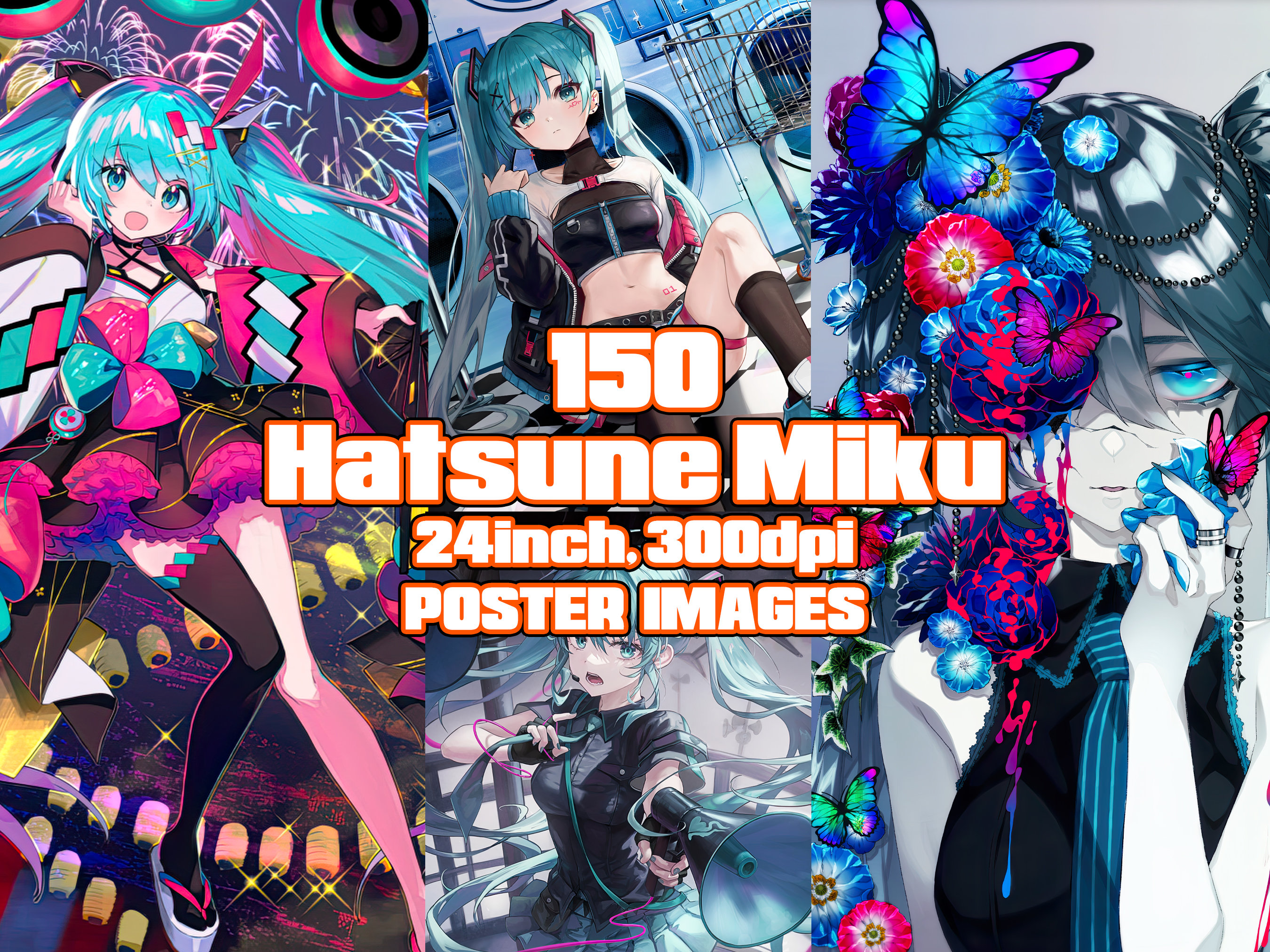 150 Poster Images - Hatsune Miku - Etsy