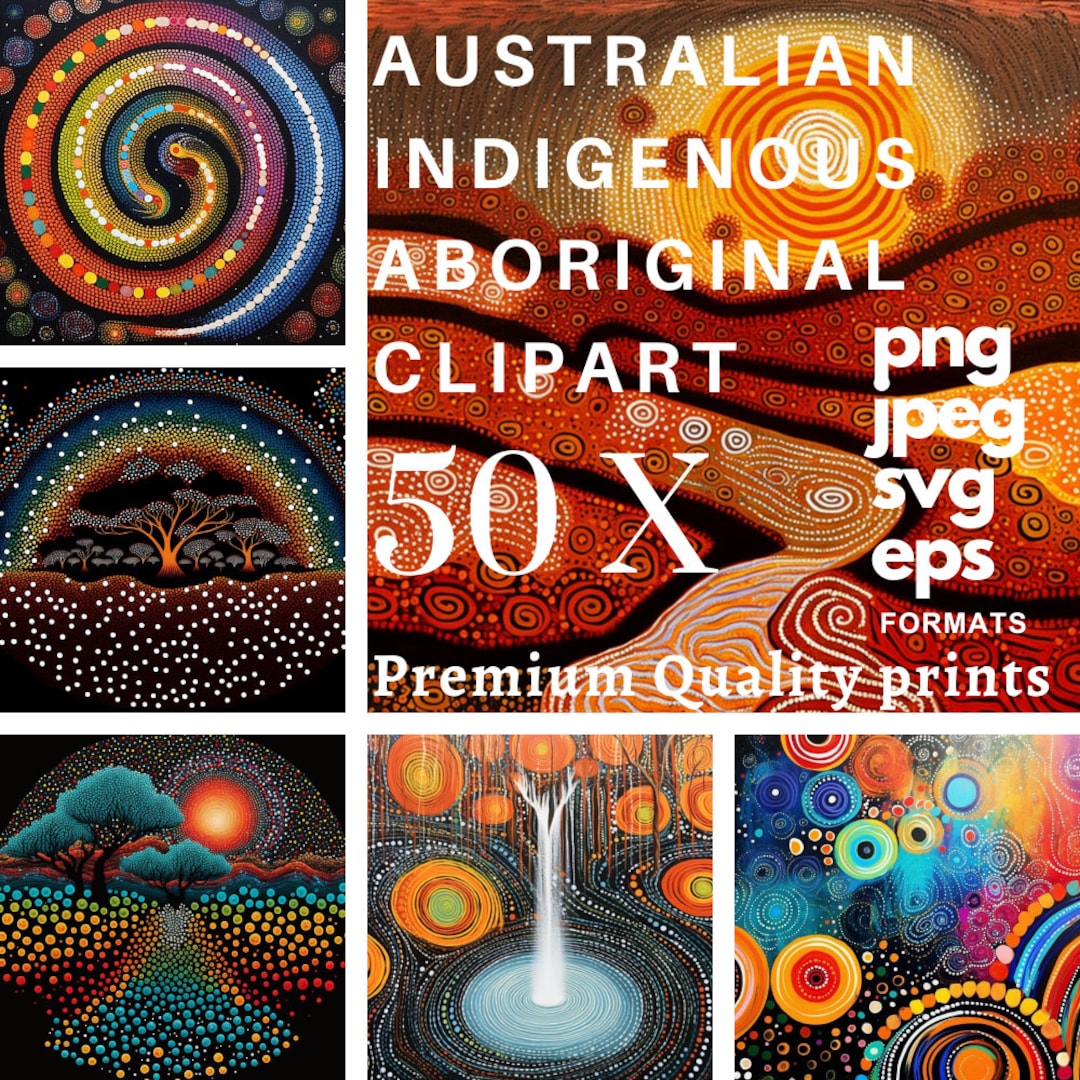 Australian Indigenous Clipart,aboriginal Clipart,aboriginal Dot Art ...