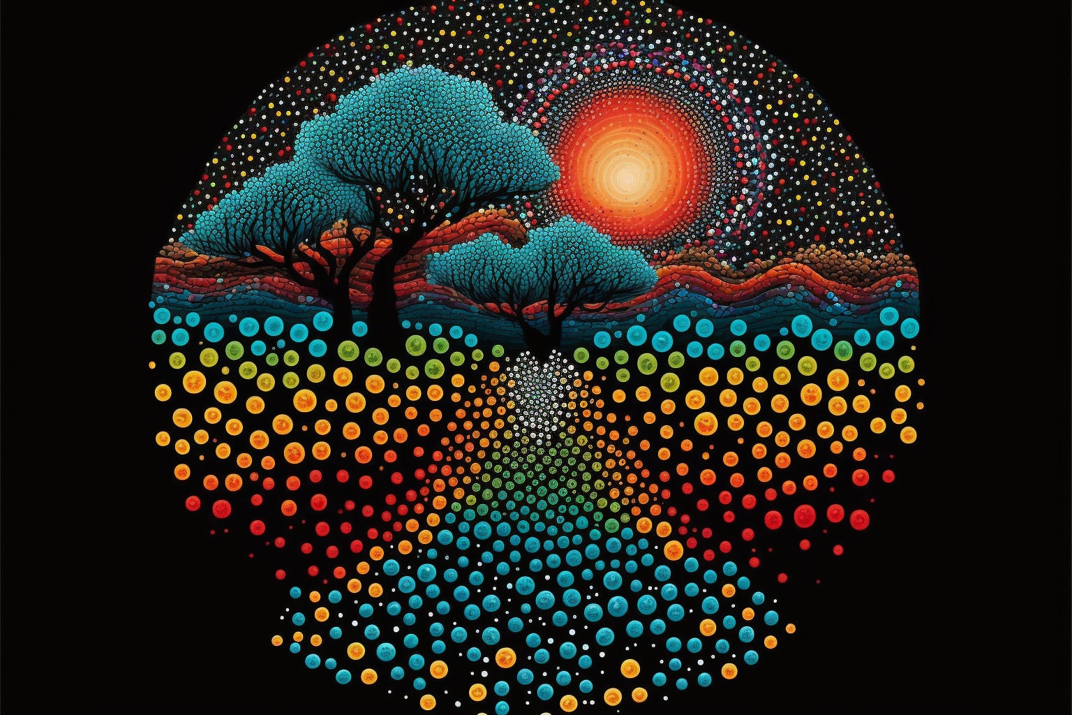 Australian Indigenous Clipart,aboriginal Clipart,aboriginal Dot Art ...