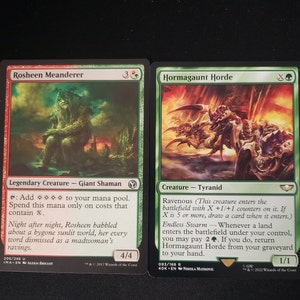 MTG Commander Deck EDH Deck Rosheen, Roaring Prophet 100 Magic Cards ...