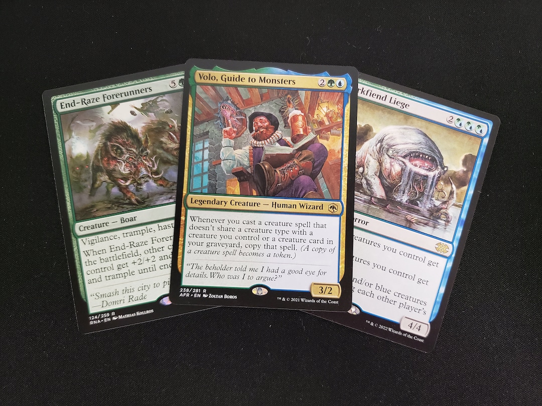 MTG Commander Deck EDH Deck Volo, Guide to Monsters 100 Magic Cards ...