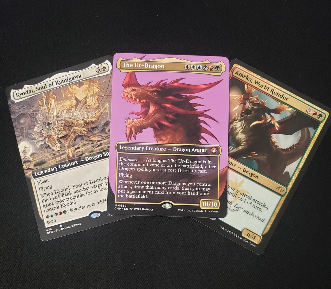 MTG Commander Dragon Deck EDH Deck the Ur-dragon 100 Magic Cards Custom Deck Dragons Powerful - Etsy