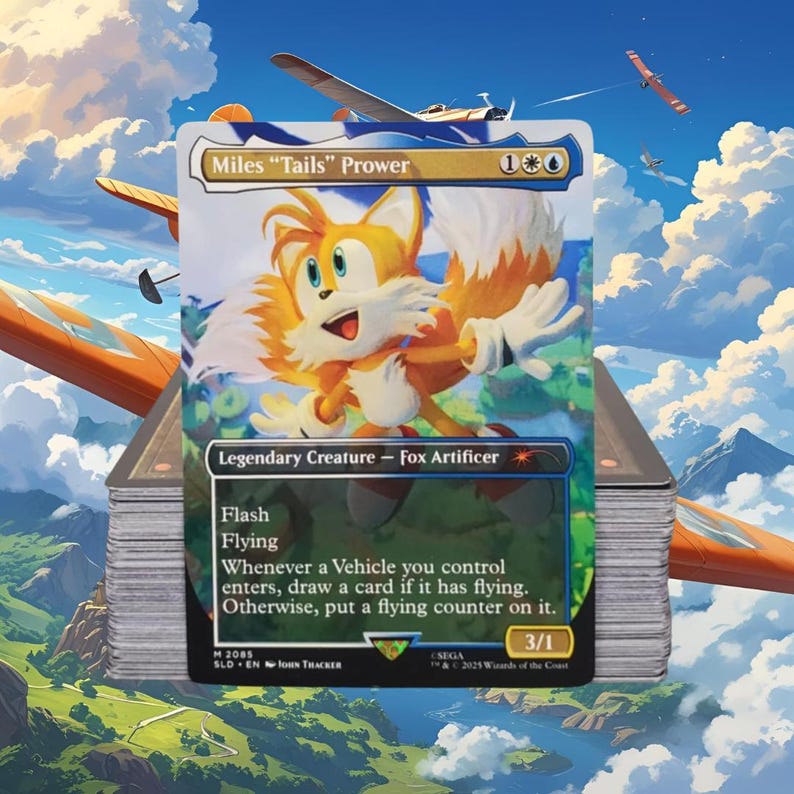 MTG Commander Deck EDH Deck Miles "tails" Prower 100 Magic Cards Custom ...