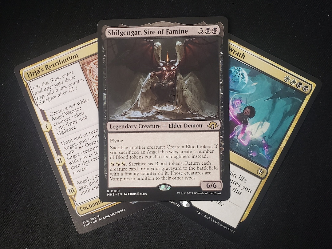 MTG Commander EDH Deck Shilgengar, Sire of Famine 100 Magic Cards ...