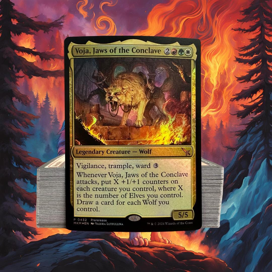 MTG Commander Deck EDH Deck Voja Jaws of the Conclave 100 Magic Cards ...