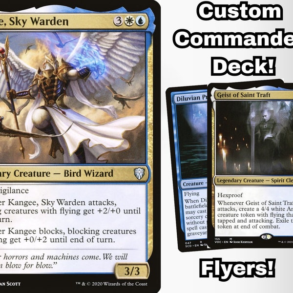 Commander Deck Box Azorius - Etsy