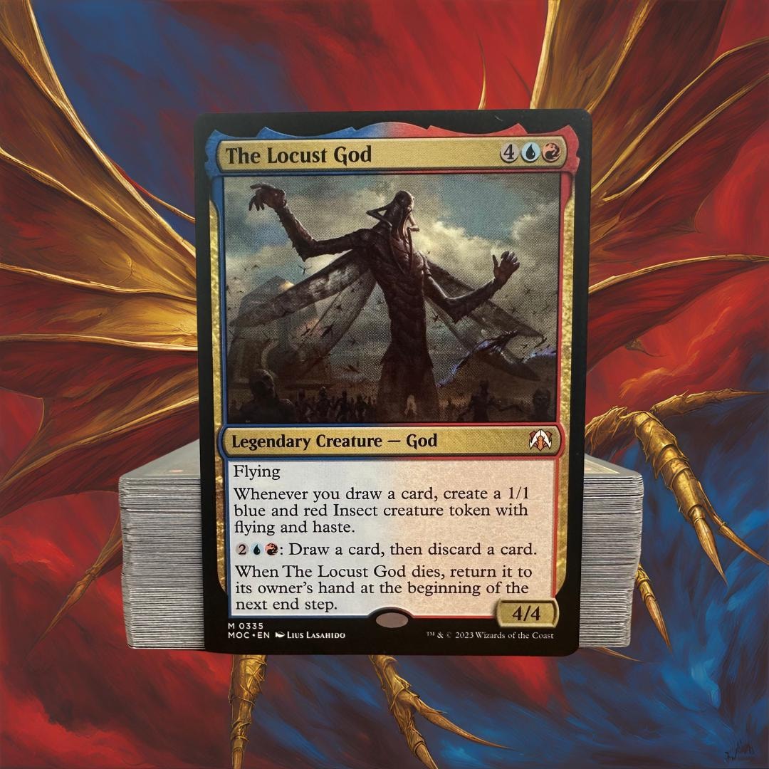 MTG Commander Deck EDH Deck the Locust God 100 Magic Cards Custom Deck ...