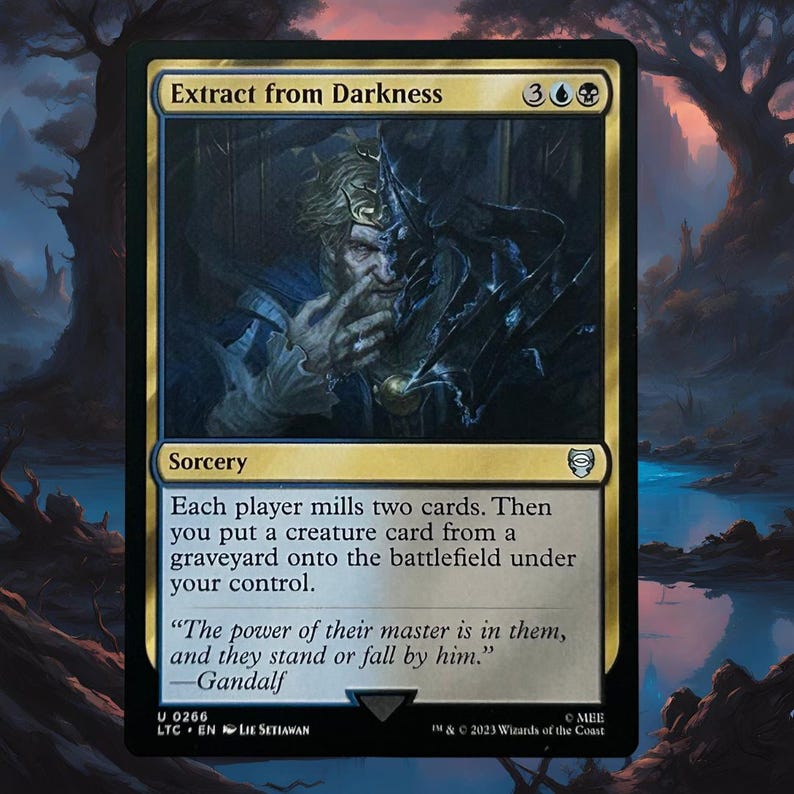 MTG Commander Deck EDH Deck Captain N'ghathrod 100 Magic Cards Custom ...