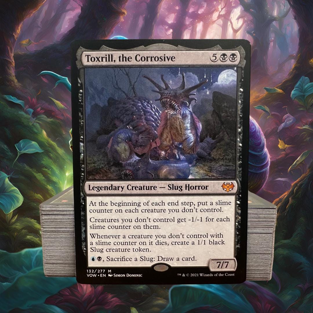 MTG Commander Deck EDH Deck Toxrill, the Corrosive 100 Magic Cards ...