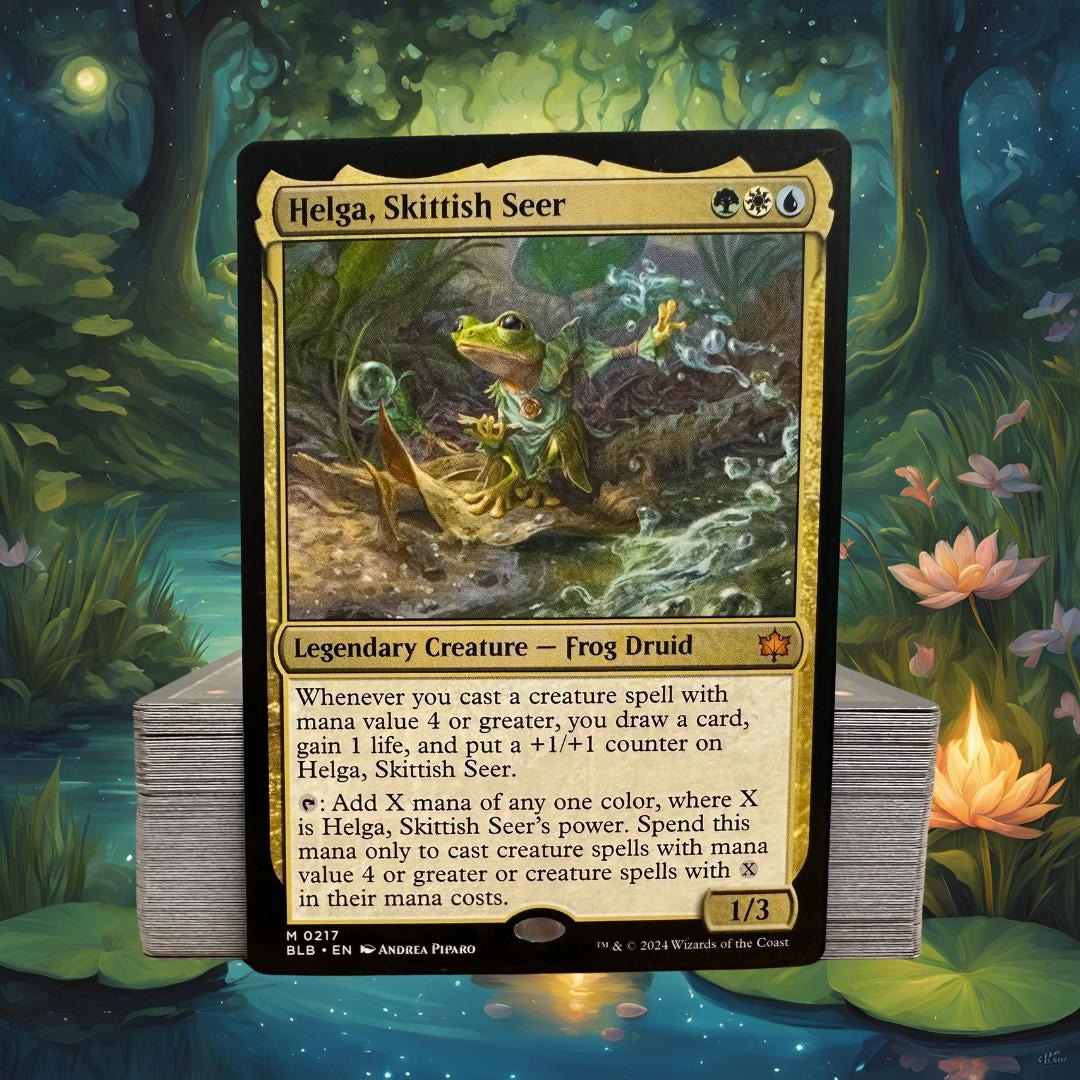 MTG Commander Deck EDH Deck Commander Helga, Skittish Seer 100 Magic ...