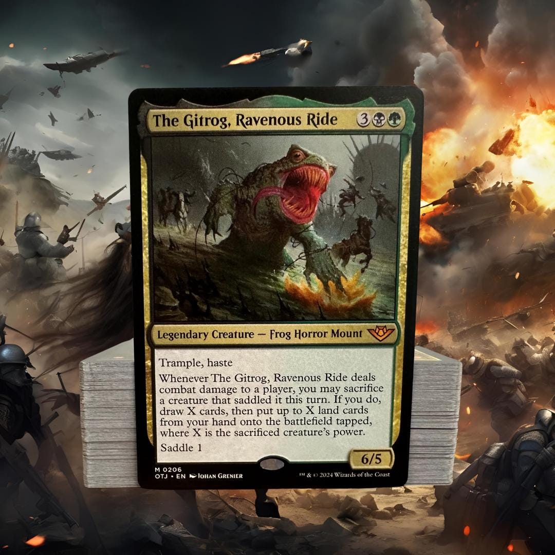 MTG Commander Deck EDH Deck the Gitrog, Ravenous Ride 100 Magic Cards ...