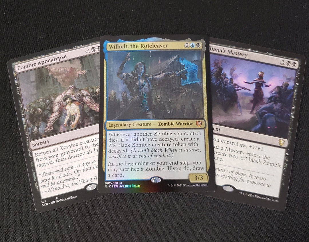 MTG Commander Deck EDH Deck Wilhelt, the Rotcleaver 100 Magic Cards ...