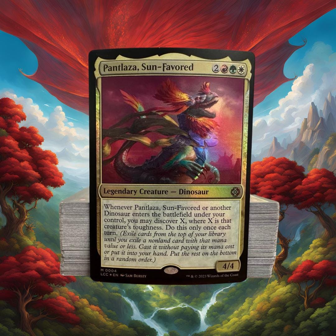 MTG Commander Deck EDH Deck Pantlaza, Sun-favored 100 Magic Cards ...