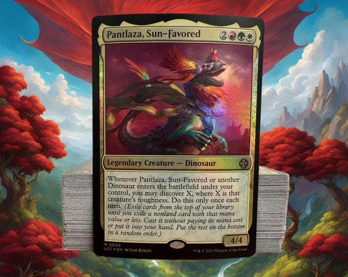 MTG Commander Deck EDH Deck Pantlaza, Sun-favored 100 Magic Cards ...