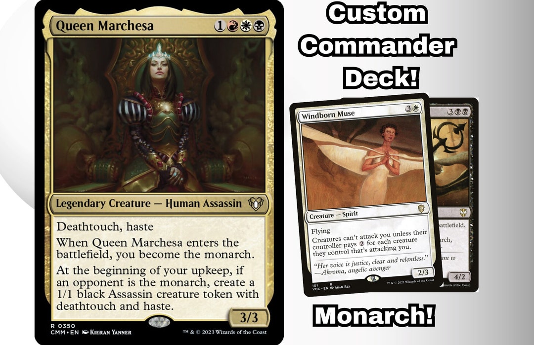MTG Commander Deck EDH Deck Queen Marchesa 100 Magic Cards Custom Deck ...