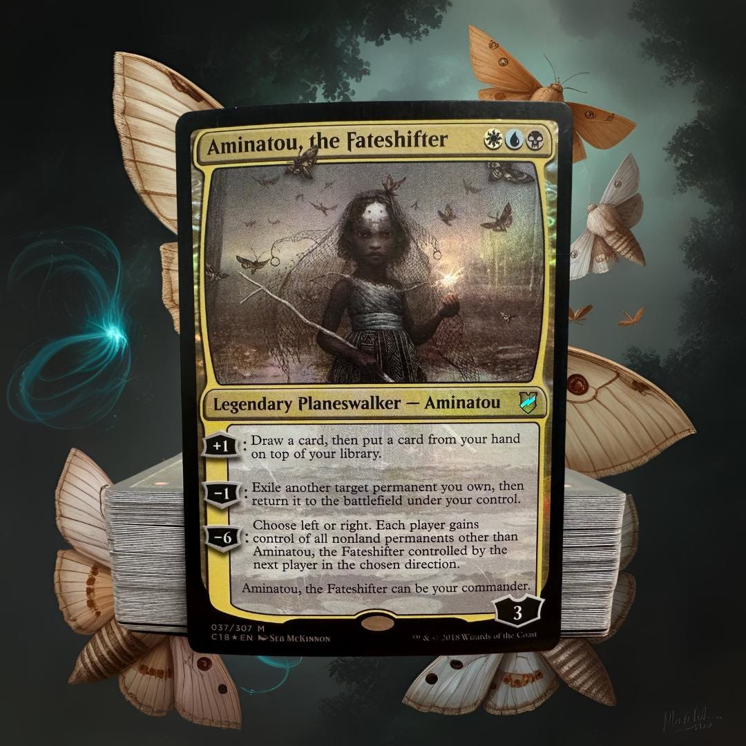 MTG Commander Deck EDH Deck Aminatou, the Fateshifter 100 Magic Cards ...