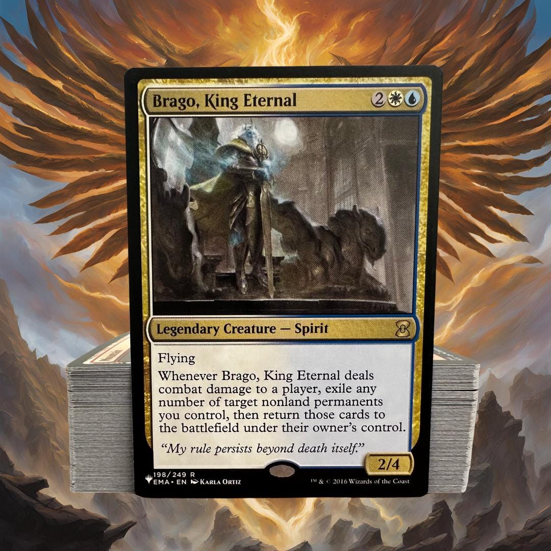 MTG Commander Deck EDH Deck Brago, King Eternal 100 Magic Cards Custom ...