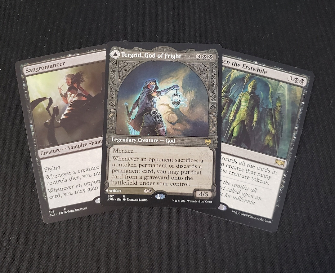 MTG Commander Deck EDH Deck Tergrid, God of Fright 100 Magic Cards ...