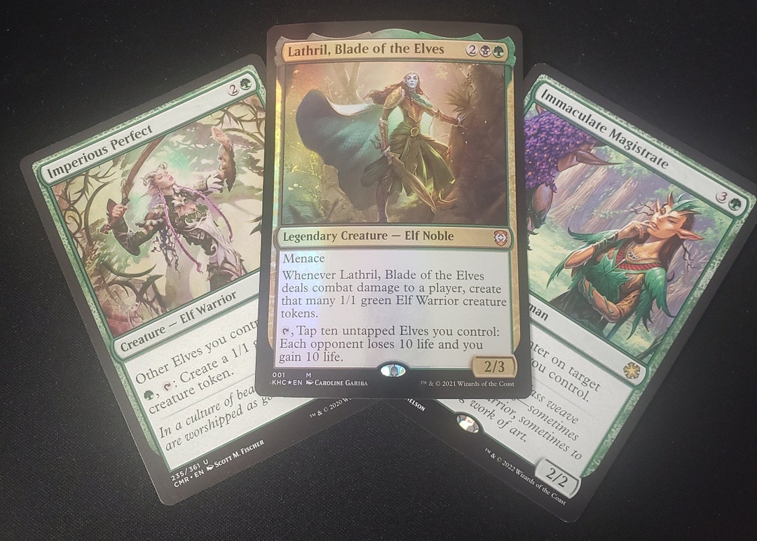 MTG Commander Deck EDH Deck Lathril, Blade of the Elves 100 Magic Cards ...