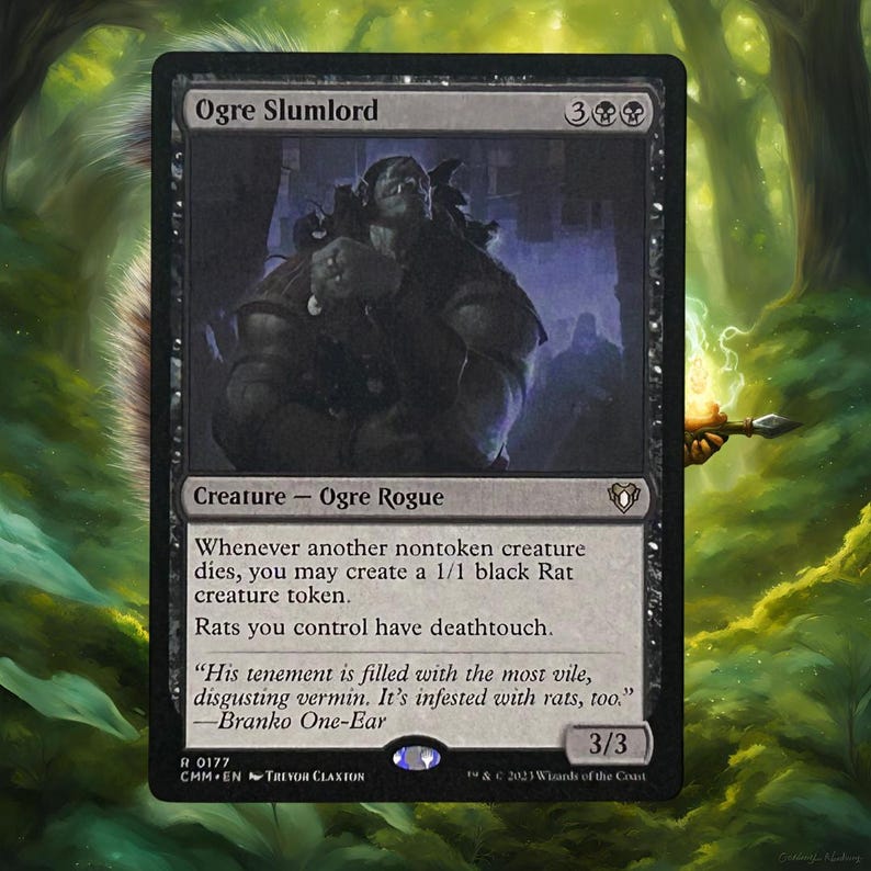 MTG Commander Deck EDH Deck Chatterfang, Squirrel General 100 Magic ...