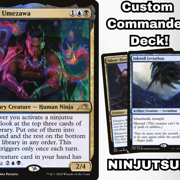 Mtg Commander Ninja Deck - Etsy