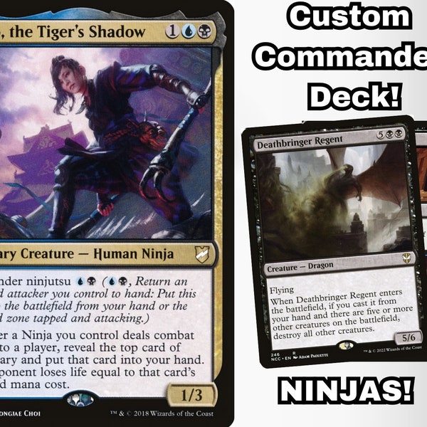 Mtg Ninja Commander Deck - Etsy
