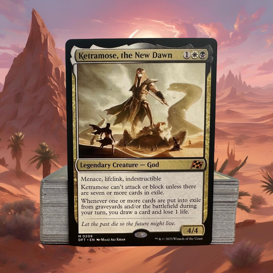 MTG Commander Deck EDH Deck Ketramose, the New Dawn 100 Magic Cards Custom Deck Aetherdrift ...