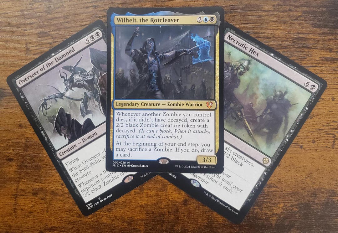 MTG Commander Deck EDH Deck Wilhelt, the Rotcleaver 100 Magic Cards ...