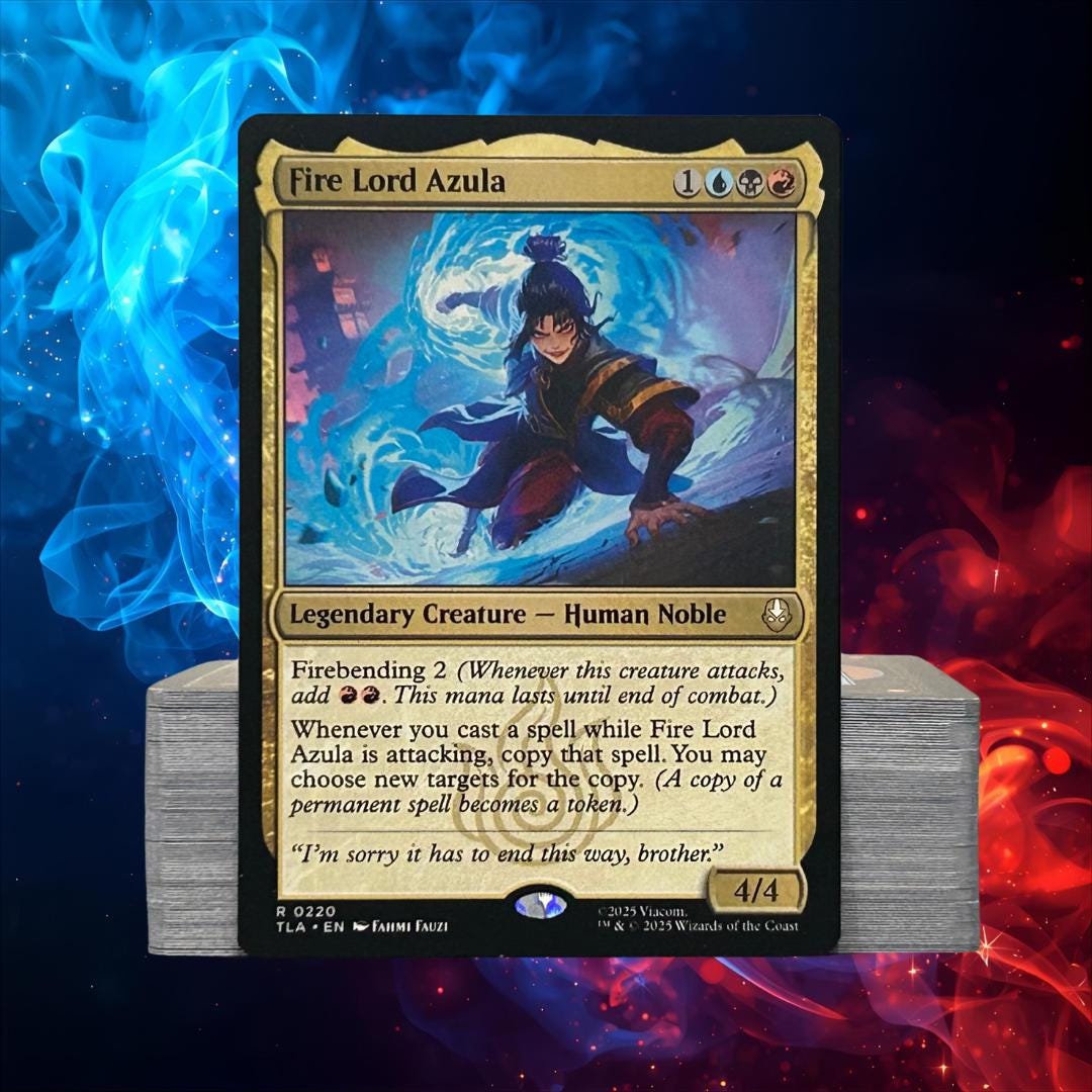 MTG Commander Deck EDH Deck Fire Lord Azula 100 Magic Cards Custom Deck ...