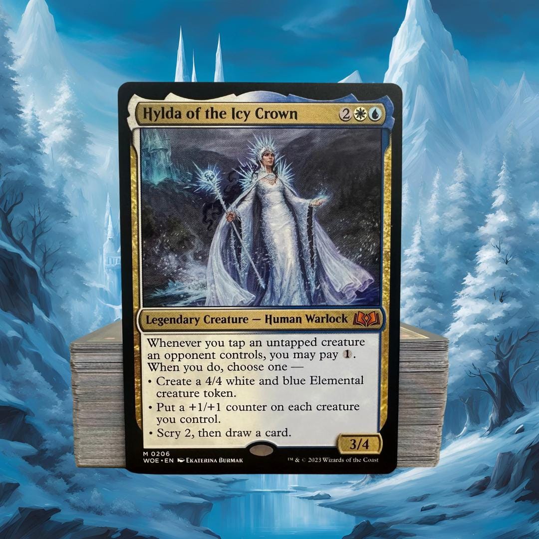MTG Commander Deck EDH Deck Hylda of the Icy Crown 100 Magic Cards ...