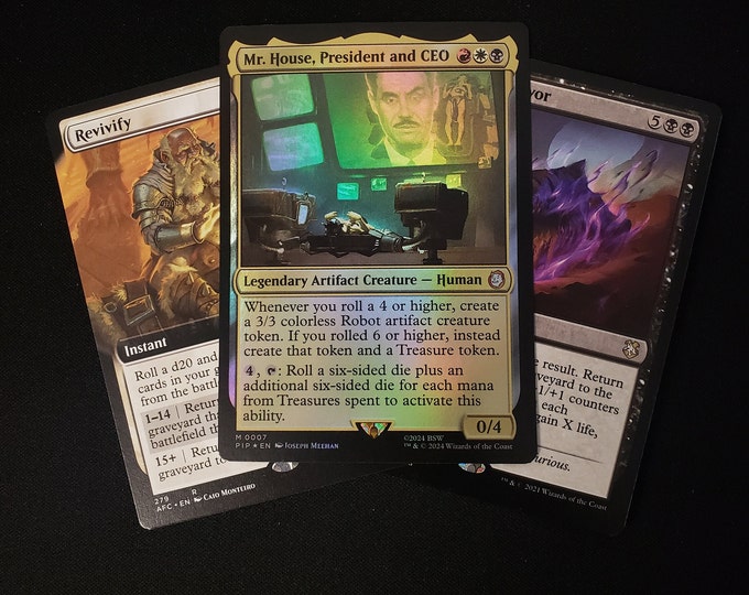 MTG Commander EDH Deck Mr. House, President and CEO 100 Magic Cards ...