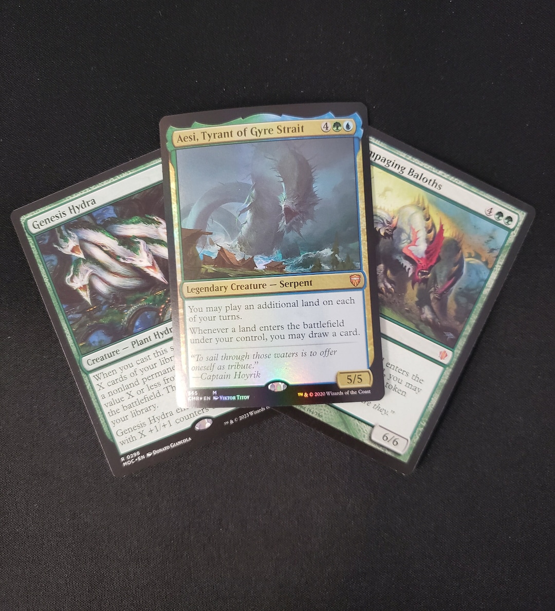 MTG Commander Dragon Deck EDH Deck Aesi, Tyrant of Gyre Strait 100 ...