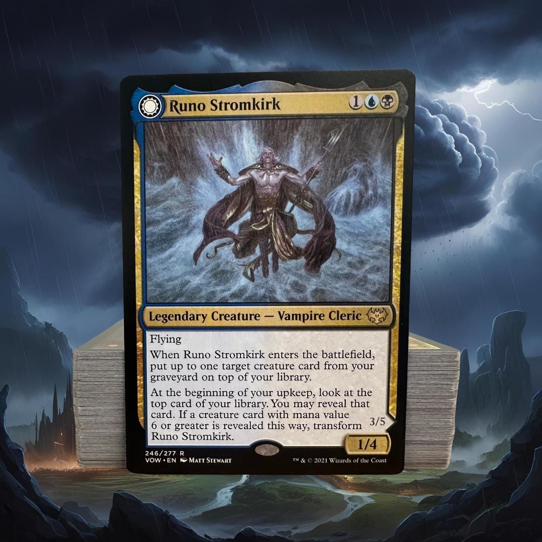 MTG Commander Deck EDH Deck Runo Stromkirk 100 Magic Cards Custom Deck ...