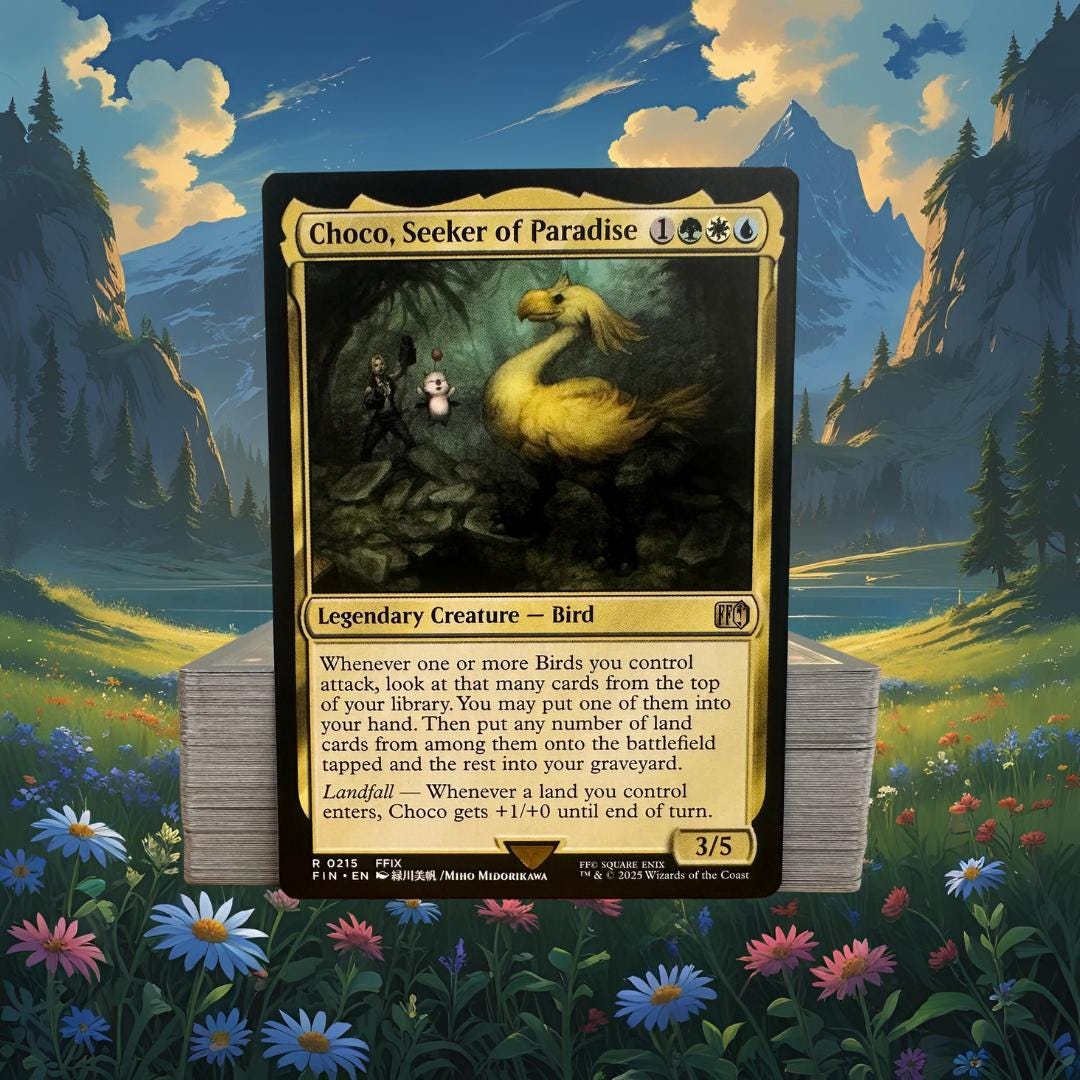 MTG Commander Deck Choco, Seeker of Paradise 100 Magic Cards EDH Final Fantasy Birds Chocobo - Etsy